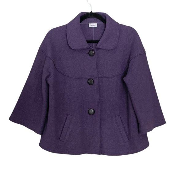 Vintage | Sweaters | Gelco Vintage Wool Button Front Cropped Jacket ...